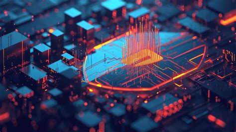 Digital Security Concept With Glowing Lock Symbol Stock Image Image Of Network Privacy 319878053