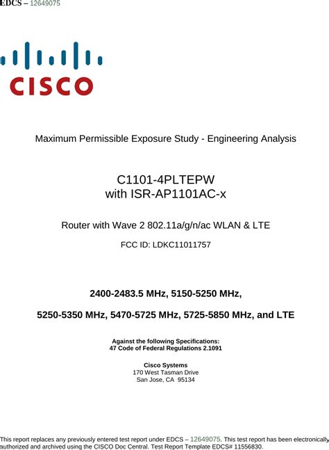 Cisco Watt Calculator