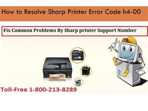 Resolve Sharp Printer Error Code H