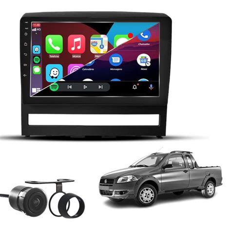Multimidia Fiat Strada Carplay Android Auto 9 Polegadas Tay Tech Central Multimídia Para
