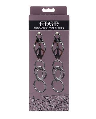 Lux Fetish Japanese Clover Steel Nipple Clamps