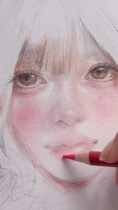 20가지 색으로 •♥ 색연필 인물화 그리기 Youtube