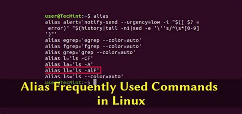 How To Create Aliases Shortcuts For Common Linux Commands