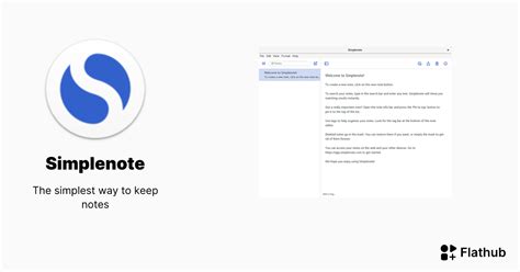 install simplenote on linux flathub