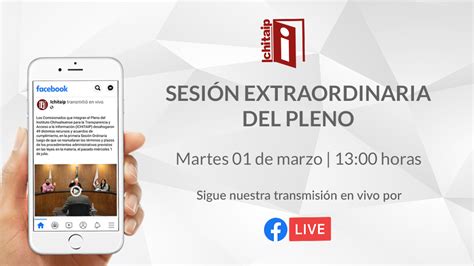Al PÚblico En General Se Convoca A SesiÓn Extraordinaria De Pleno 01