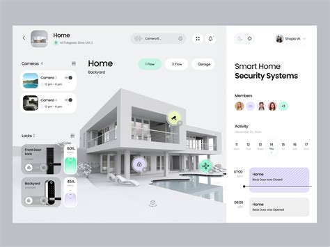 Smart Home Dashboard By Bogdan Falin For Qclay On Dribbble