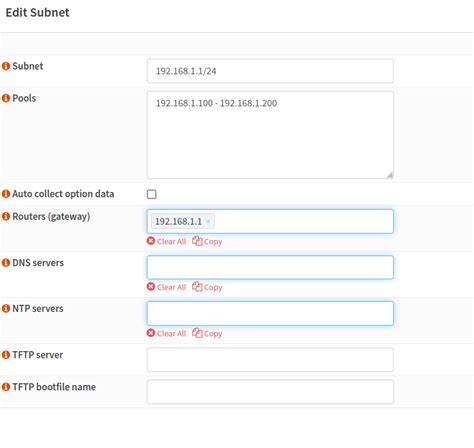 kea dhcp setup r opnsense