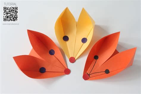 Lis Origami Krok Po Kroku Origami Dla Dzieci