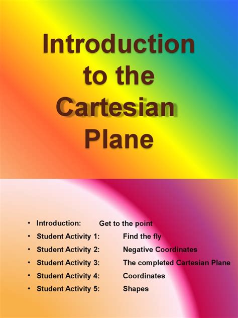 To The Cartesian Plane Pdf Cartesian Coordinate System Analytic