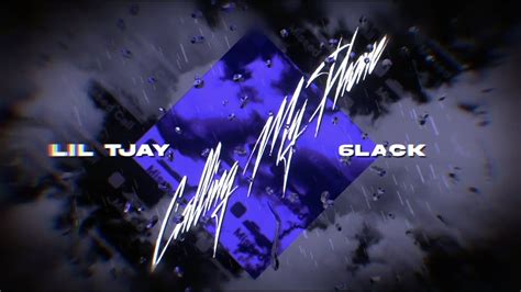 Lil Tjay And 6lack Calling My Phone Lyric Video Youtube Music