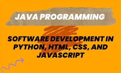 do java programming and software development in python javascript