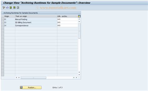 FPARMDOC SAP Tcode FI CA Sample Documents Residence Time
