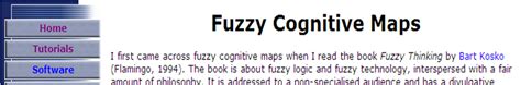 Armando B Mendes Blog Archive Fuzzy Cognitive Maps