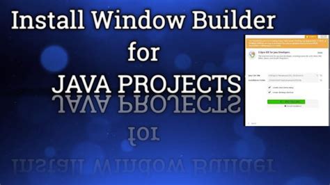 Install Java Window Builder In Eclipse Ide Java Gui Designer Plugin Youtube