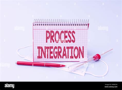 Writing Displaying Text Process Integration Business Concept Connectivity Of Systems Services