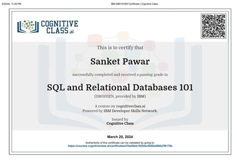 Sanket Pawar On Linkedin Sql Certification Dataanalytics Professionaldevelopment
