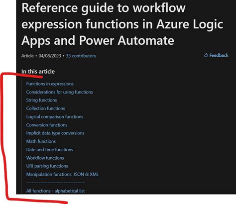Powerautomate Powerplatform Expressions Azurelogicapps Automation