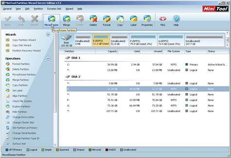 Partition Magic For Servers Enables Server Administrators To Easily Manage Server Partitions