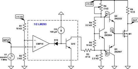 Operational Amplifier Comparator And Pnp Transistor Circuit Methods Electrical Engineering