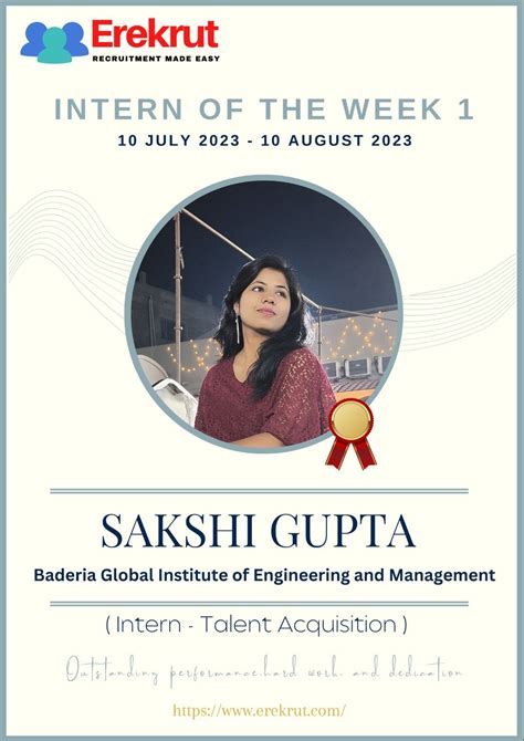 Sakshi Gupta On Linkedin Connections Intern Intern Hrinternship