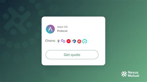 Aave V3 Now Listed In The Nexus Mutual Ui New Listing Announcements Nexus Mutual Dao
