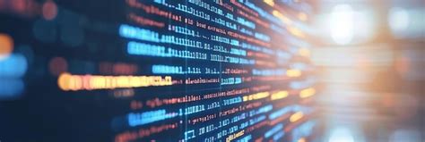 Focused On Secure Software Development Code Displayed On Computer Screen With Blurred Background