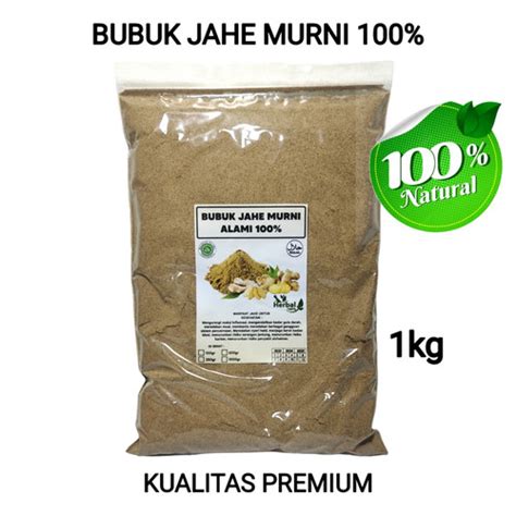 Jual Bubuk Jahe Asli Jahe Bubuk Asli Premium Bubuk Jahe Murni Isi 1kg