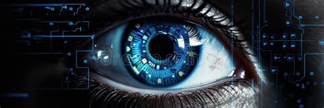 Iris Recognition System For Secure Data Protection Stock Illustration Illustration Of Pattern