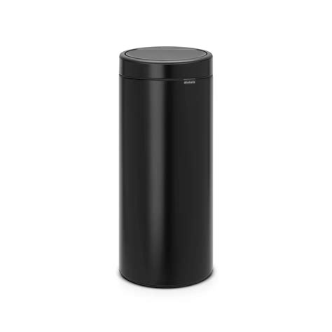 Touch Bin New 30l Matt Black Escandi Design