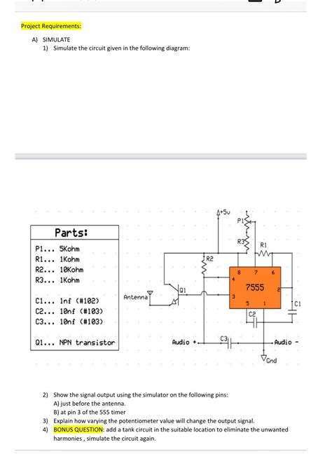 Can You Simulate This Circuit Using EasyEDA Program Chegg Com