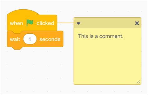 Comment Programming Feature Scratch Wiki