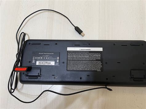 Microsoft Keyboard Usb Board Wired Key Board 600 Model 1366 With Usb Cable Keypad Key Pads