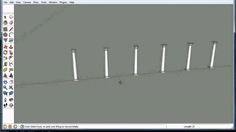 Copy Array In Sketchup Part 1 Youtube