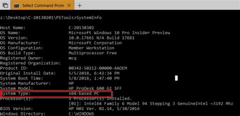 How To Tell If A Remote Pc Has A X64 Based Or X86 Processor On Windows
