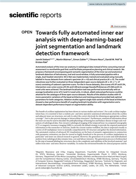 pdf towards fully automated inner ear analysis with deep learning