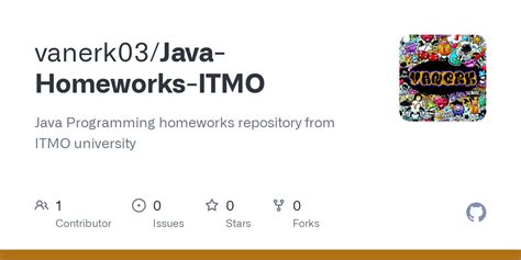 Github Vanerk03java Homeworks Itmo Java Programming Homeworks Repository From Itmo University
