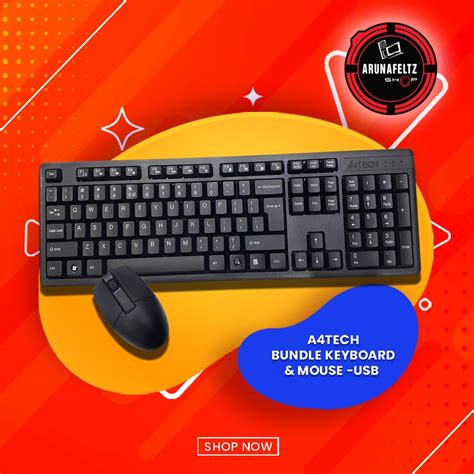 A TECH BUNDLE KEYBAOARD MOUSE Shopee Philippines