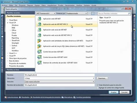 Crear Una Aplicación Web Con Aspnet Mvc 12 Youtube