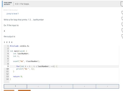 Solved Challenge Activity 451 For Loops 345598