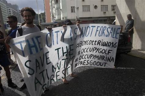 브라질 환경단체 Ioc에 골프장 건설 항의 식수원 오염 주장