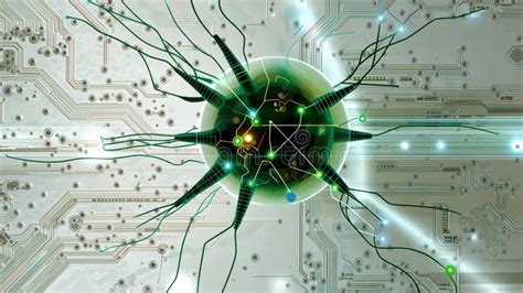 Exploring The Integration Of Biocomputers And Neural Networks In Advanced Technology Stock Video