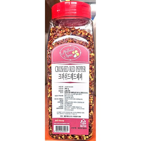 크러쉬드 페퍼 레드신영 340g X12 업소용 으깬 고추가루 분태 최저가 사업자 식자재 식봄