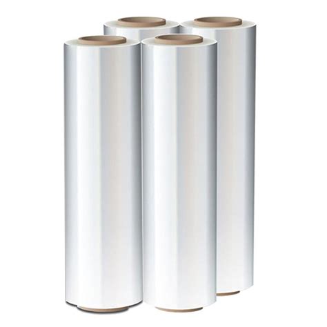 4 Rolls 18 X 1500ft 80ga Pallet Wrap Stretch Film Shrink Hand Wrap