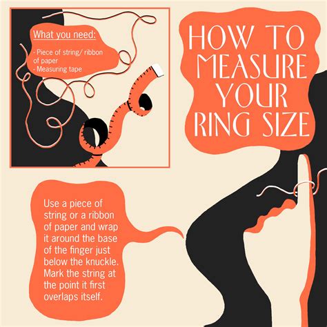 HOW TO MEASURE YOUR RING SIZE Printed Goods