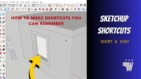 How To Add Unique Shortcuts To Sketchup Model Youtube