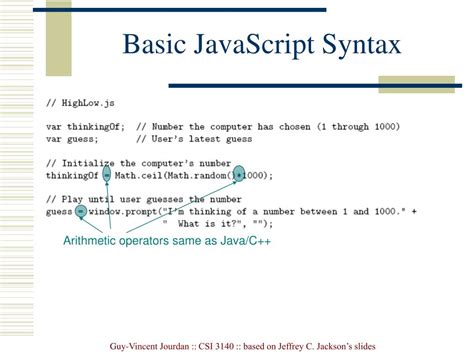 Ppt Chapter 4 Client Side Programming The Javascript Language