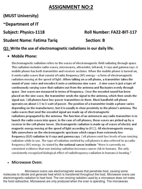 Assignment 2 Physics Terminal Pdf Pdf