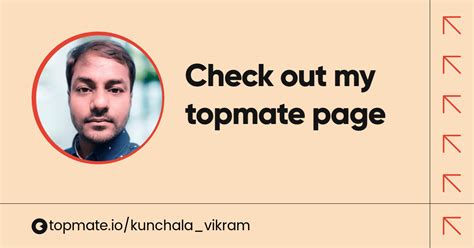 Kunchala Vikram Babu Book A Call On Topmate