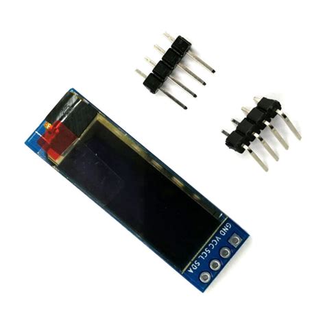 Ldtr Wg0185 091 Inch 128x32 Iic I2c Bluewhite Oled Lcd Display Diy M