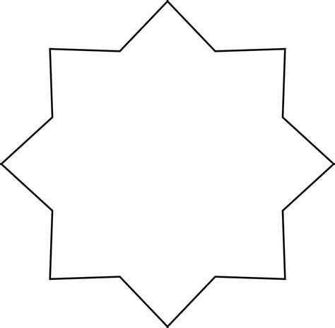 From Eight Point Star Clipart Clipground